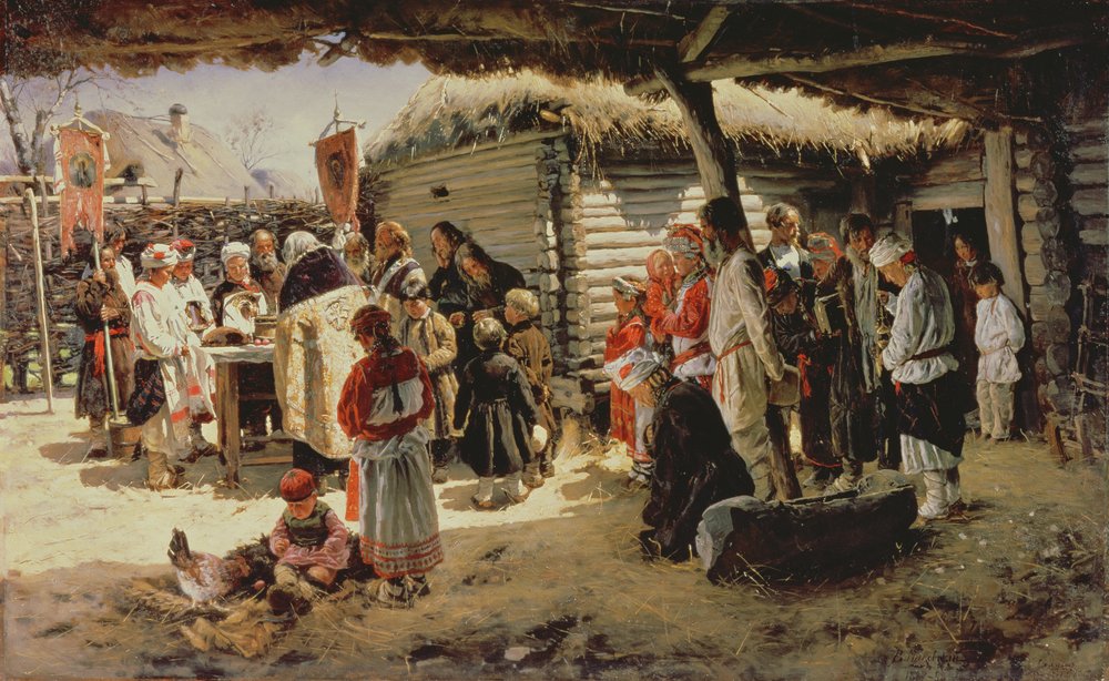 Easter Mass, 1887-88 by Vladimir Egorovic Makovsky