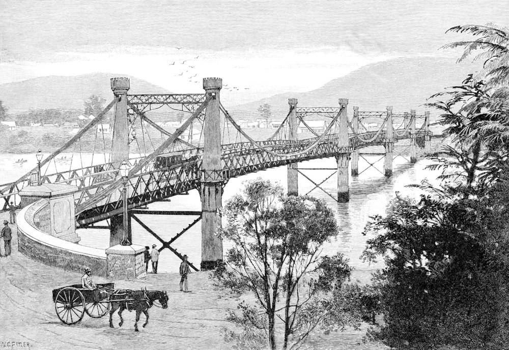 The Bridge, Rockhampton, Queensland, Australia by WC Fitler