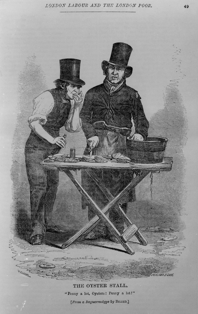 The Oyster Stall by W.H. Mason: Buy fine art print