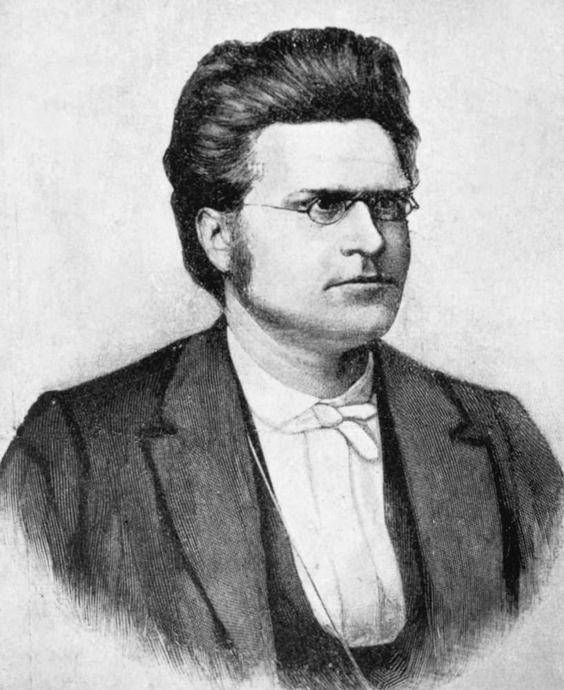 Portrait of Bjornstjerne Martinius Bjornson, Norwegian writer, poet ...
