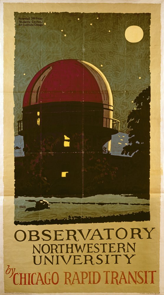 Observatory Northwestern University, poster for the Chicago Rapid ...