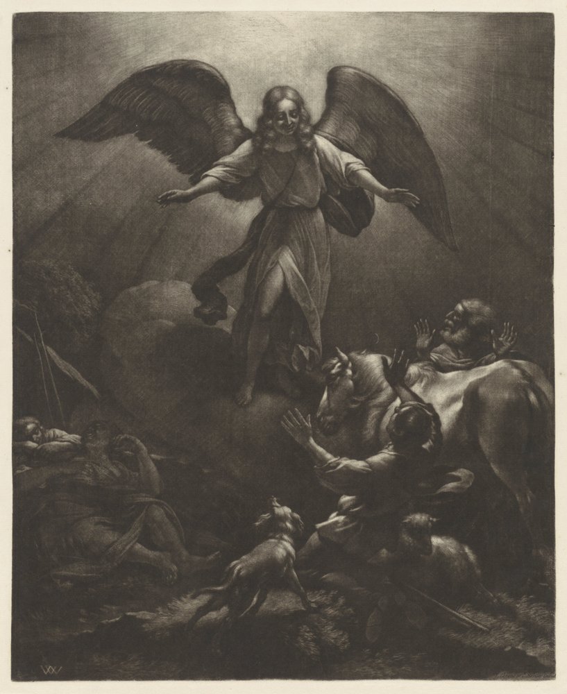 Annunciation to the Shepherds by Wallerant Vaillant