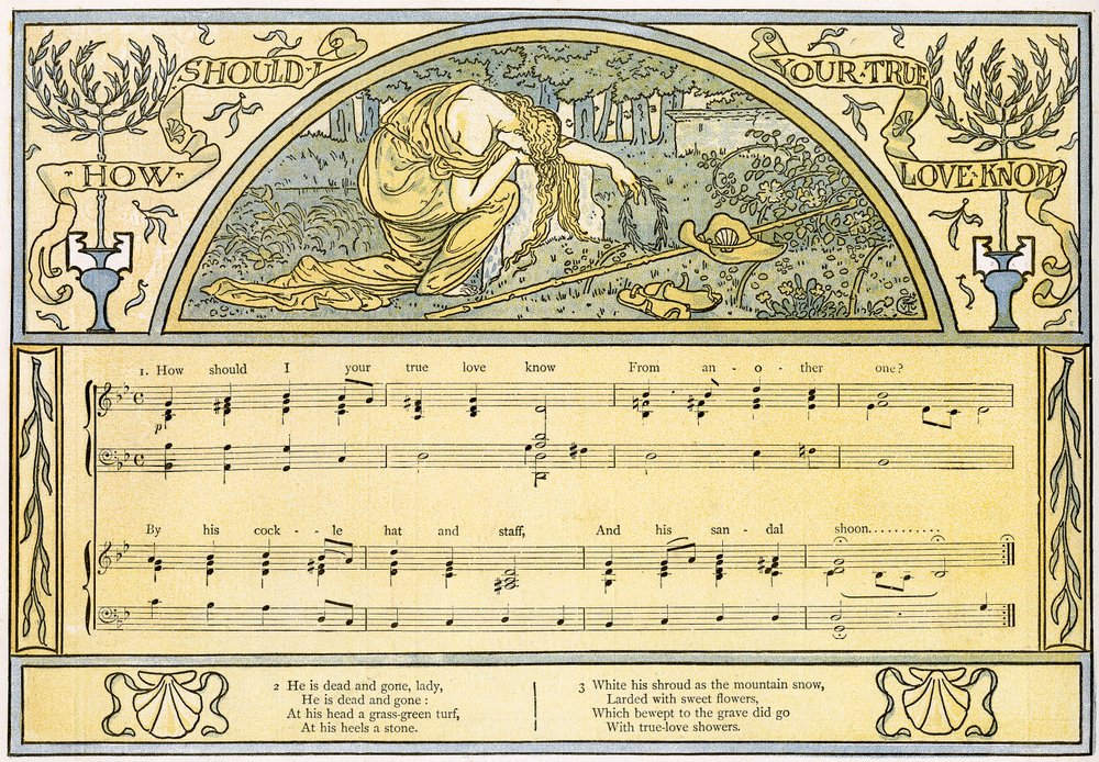 'How Should I Your True Love Know', Ophelia's Song from 'Hamlet', Act ...