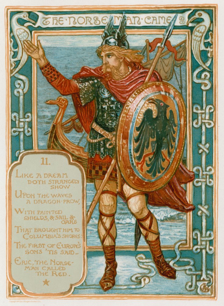 The Norseman Came by Walter Crane: Buy fine art print