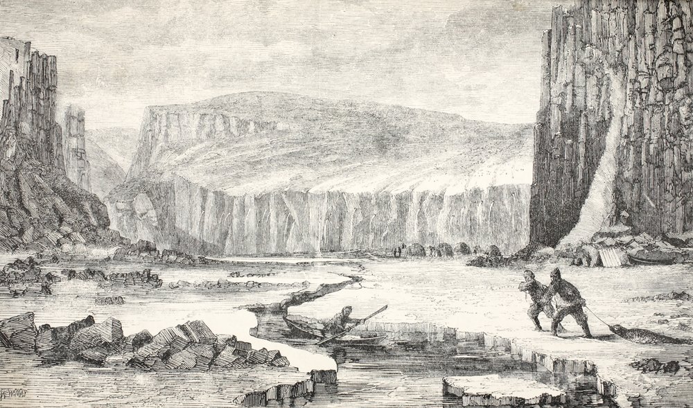 Illustration from the Expedition of the Steam Yacht 'Fox', Searching ...