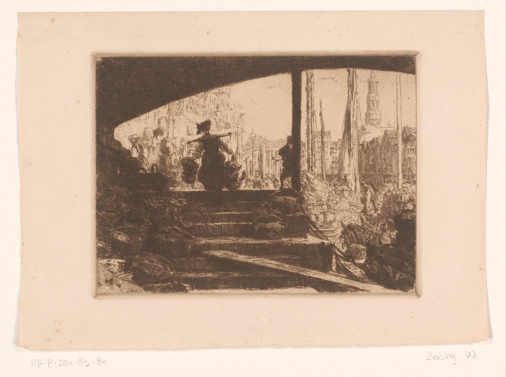 Old Hamburg by Walter Zeising: Buy fine art print