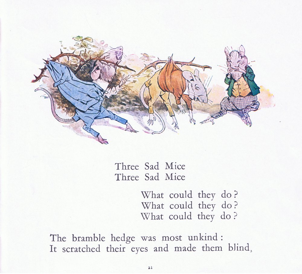 Three Sad Mice, Three Sad Mice, What Could They Say