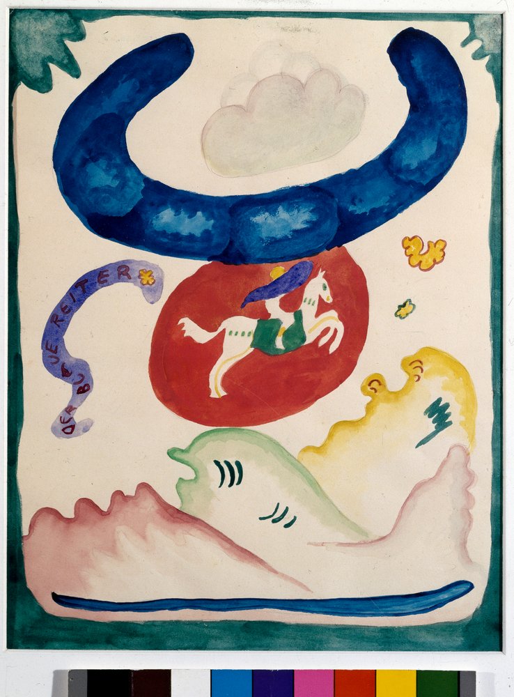 Expressionism: cover project for the almanac of 'The Blue Rider'