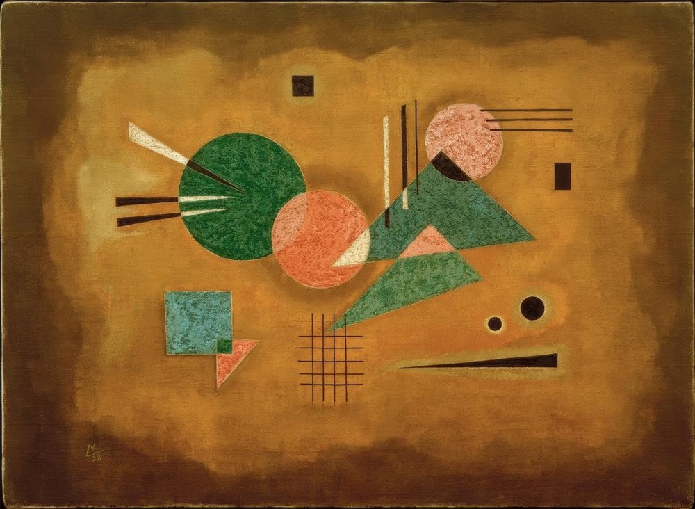 Fusing Pink by Wassily Kandinsky: Buy fine art print