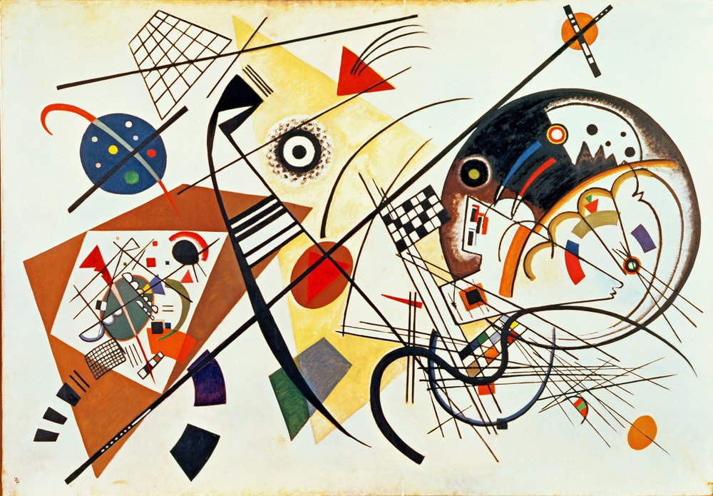 Intersecting Lines by Wassily Kandinsky: Fine art print
