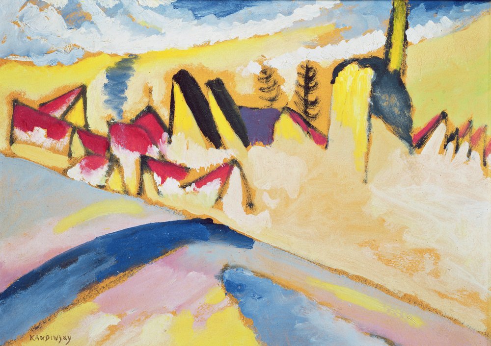 Study in Winter No. 2 by Wassily Kandinsky: Fine art print