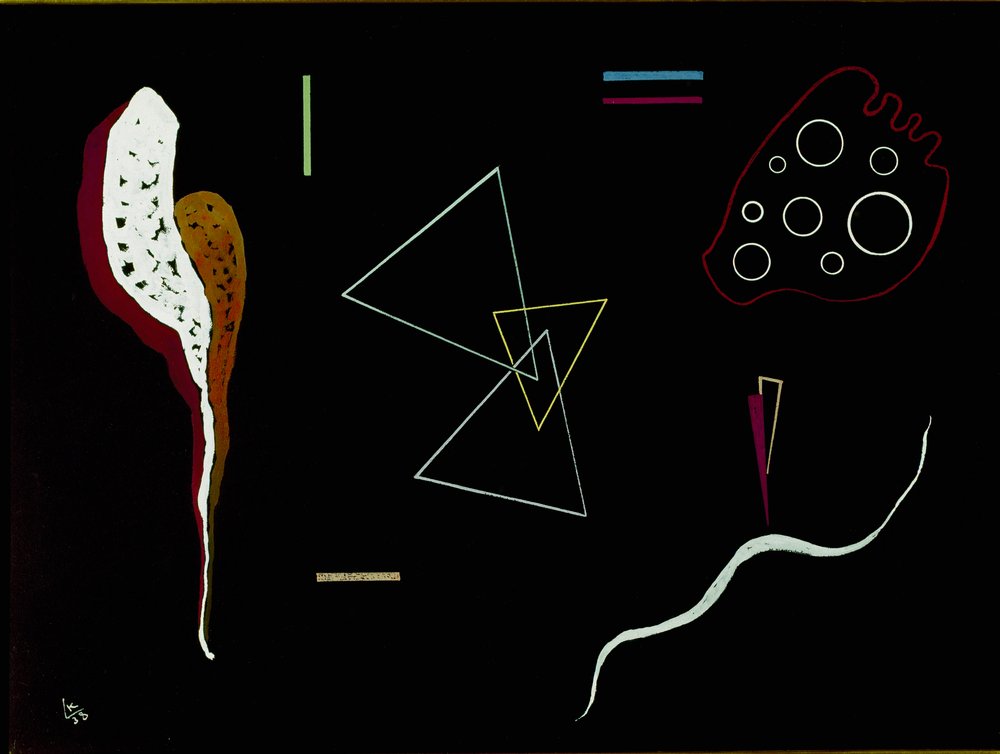 Three Triangles by Wassily Kandinsky: Buy fine art print