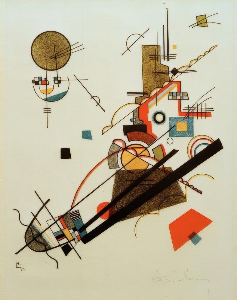 Joyful Ascent by Wassily Kandinsky: Premium art reproduction