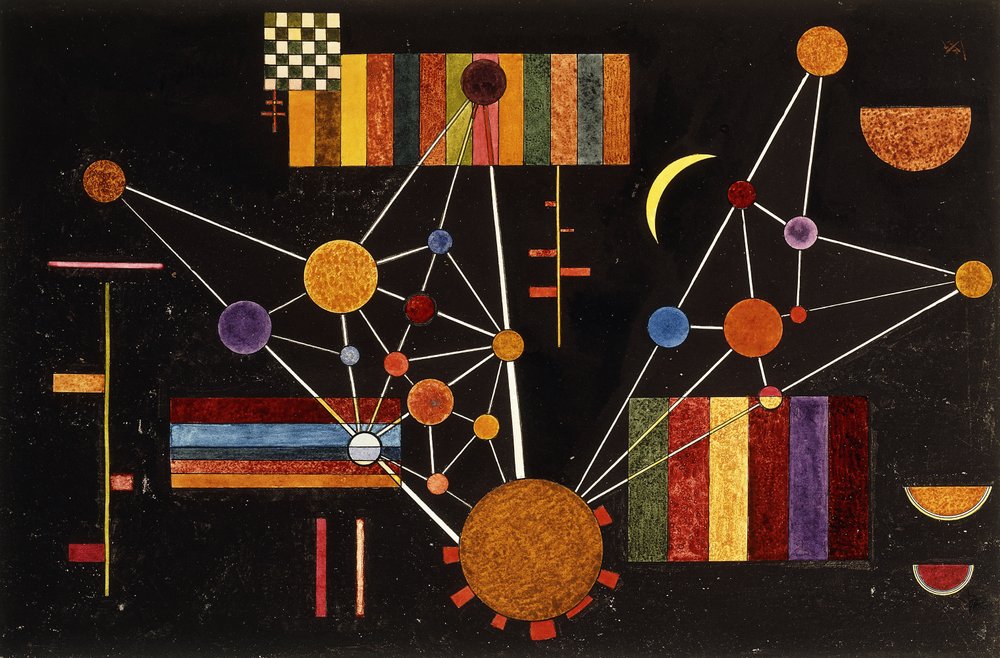 Network Seen from Above, No.231 by Wassily Kandinsky