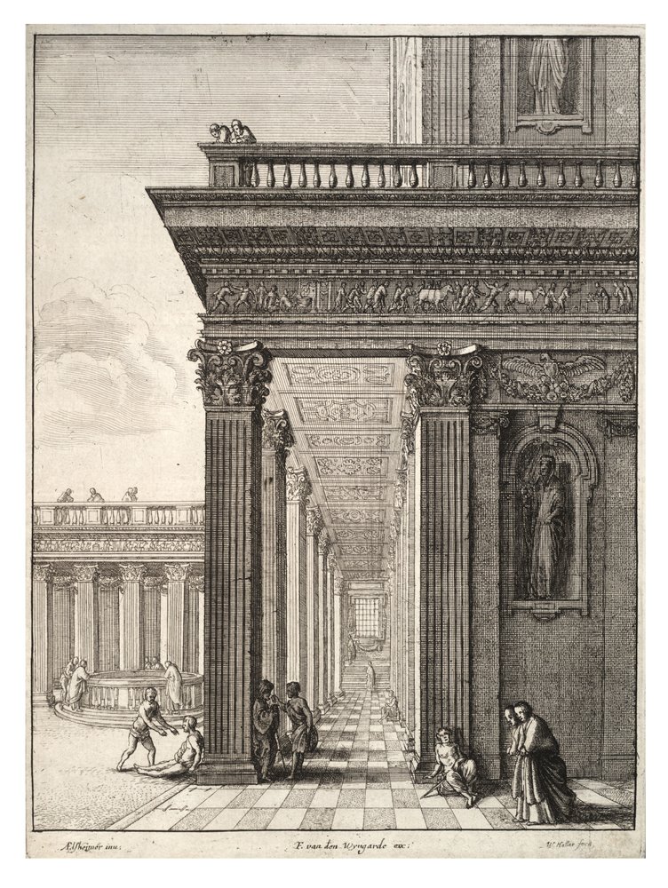 Healing of the Cripples by Wenceslaus Hollar