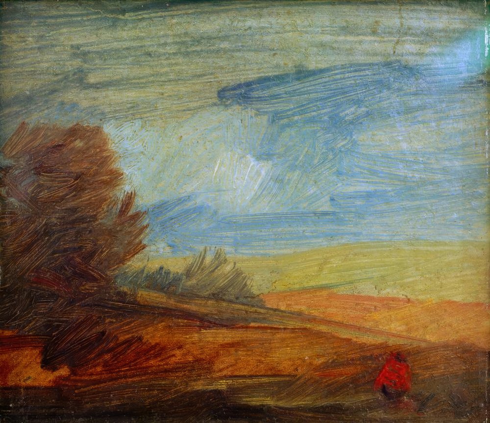 Luthorst Autumn Landscape by Wilhelm Busch: Fine art print