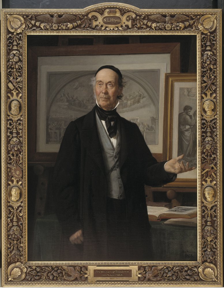 The Art Historian N.L. Høyen by Wilhelm Marstrand