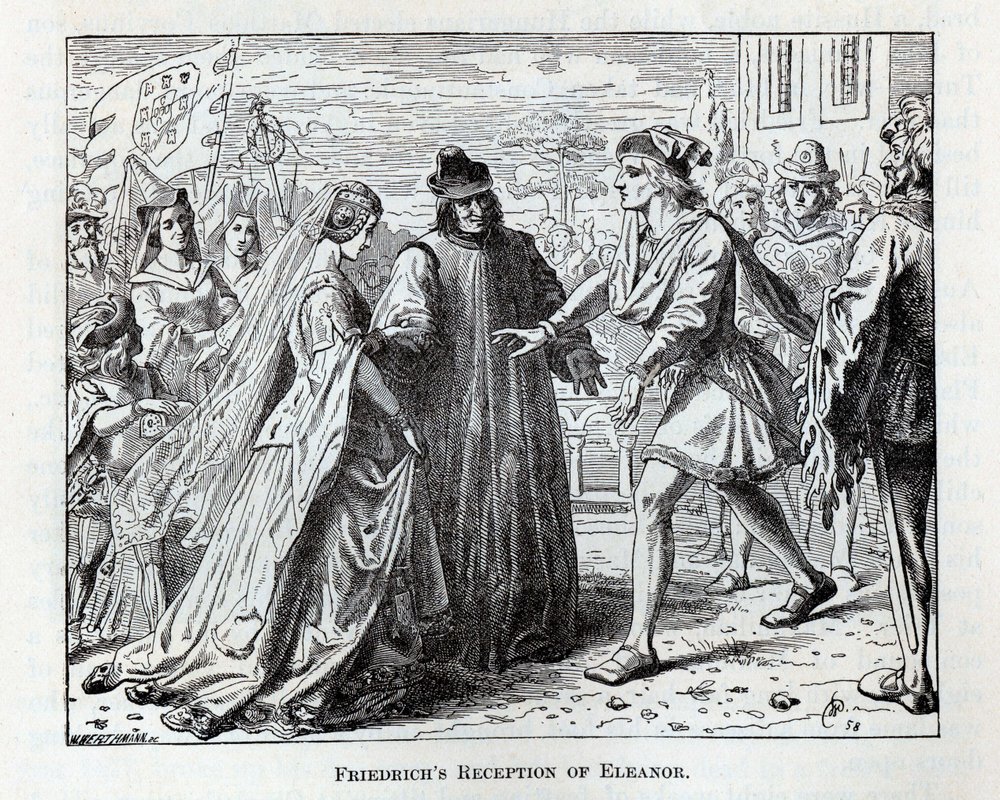 Friedrich's Reception of Eleanor, 1882 by Wilhelm Werthmann