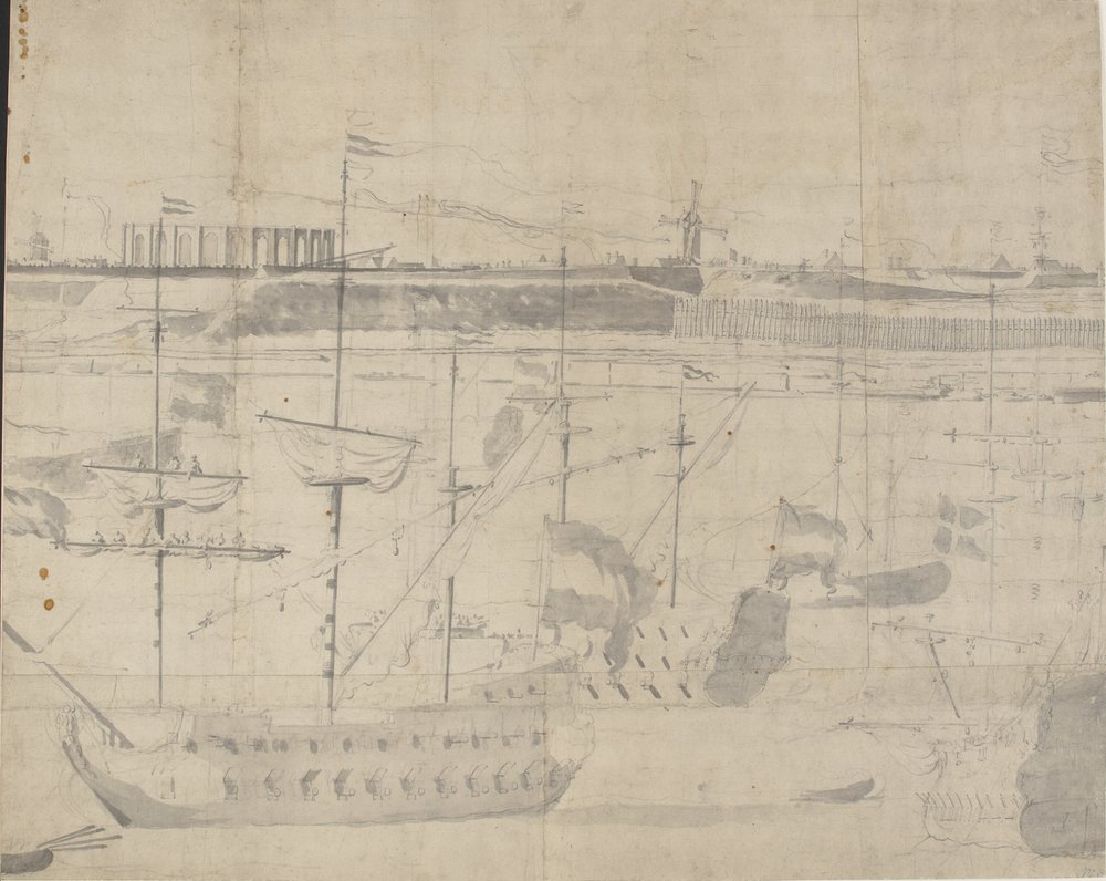The Dutch Fleet at Copenhagen Road 1658