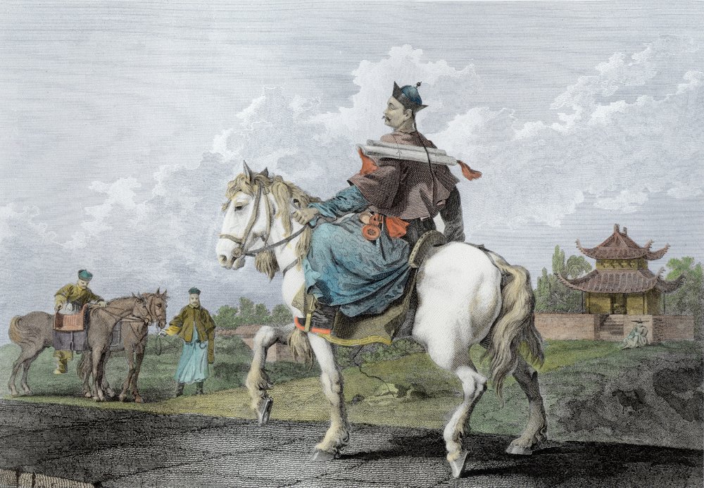 A Quan or Mandarin Bearing a Letter from the Emperor of China, 1796