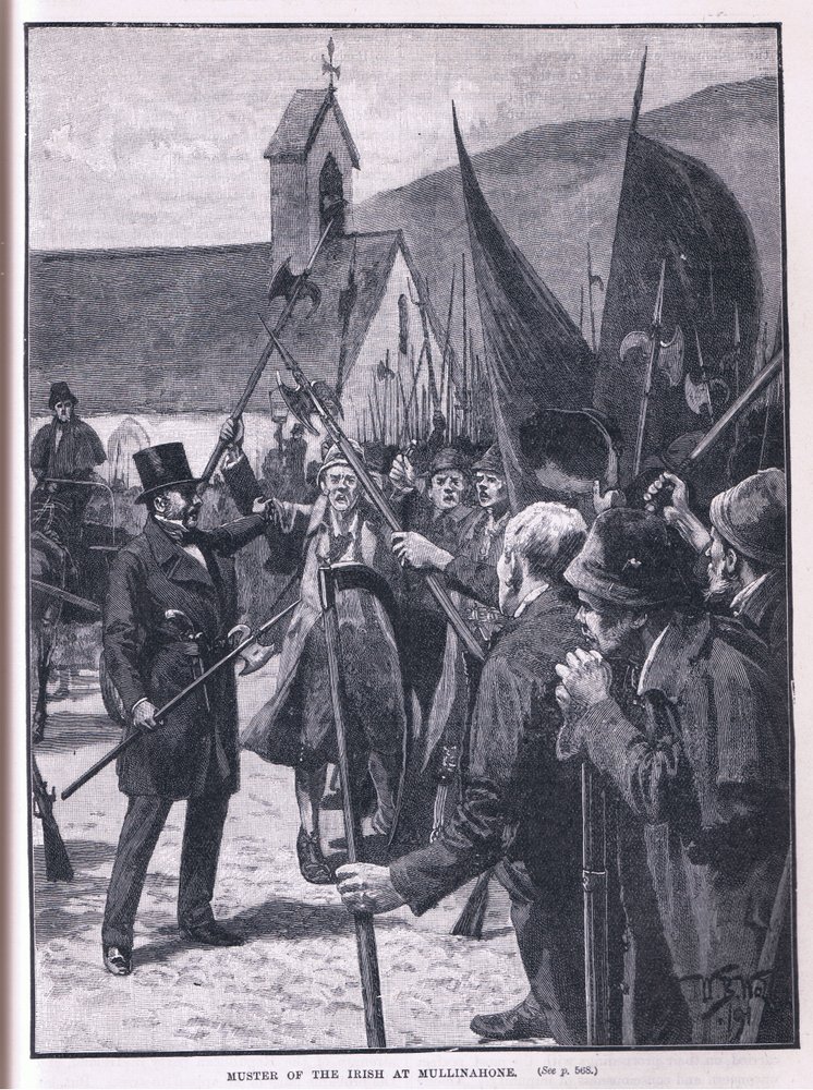 Muster of the Irish at Mullinahone AD 1848