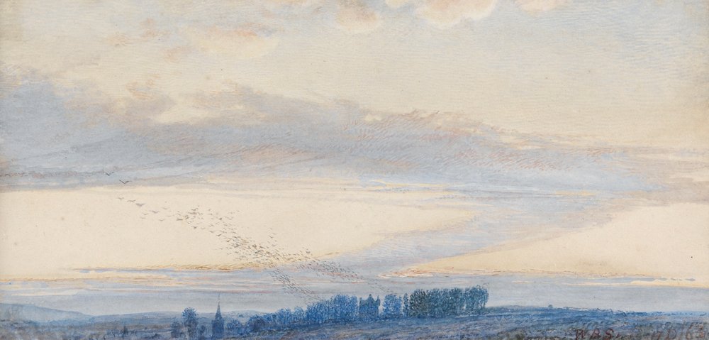 Penkill Castle, Dusk, 1863 by William Bell Scott
