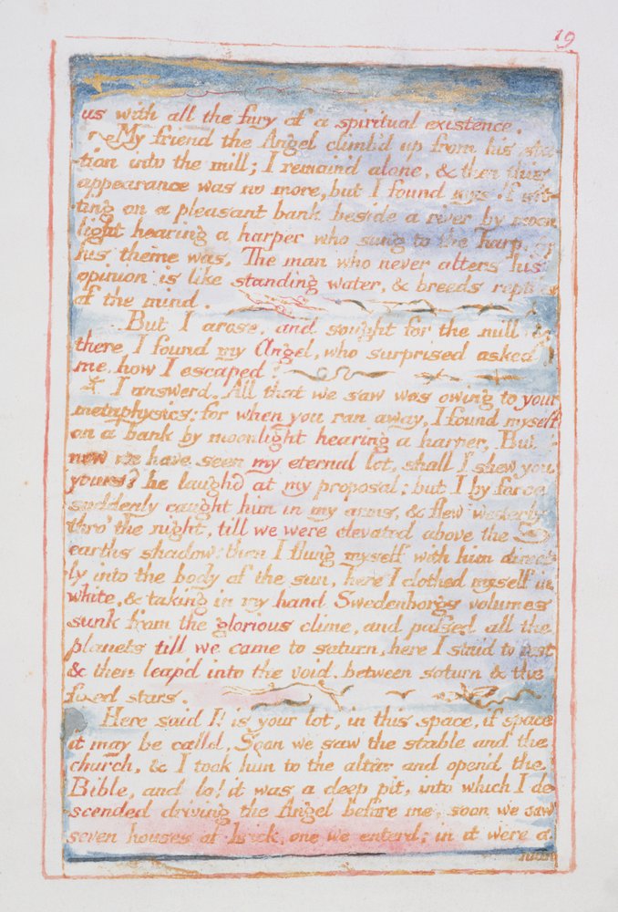 Us with all the fury of a spiritual existence..., text from The ...