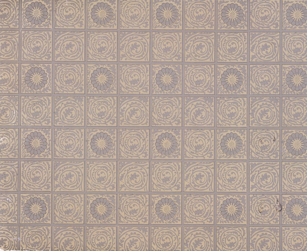 Diaper design for wallpaper, 1883 by William Morris