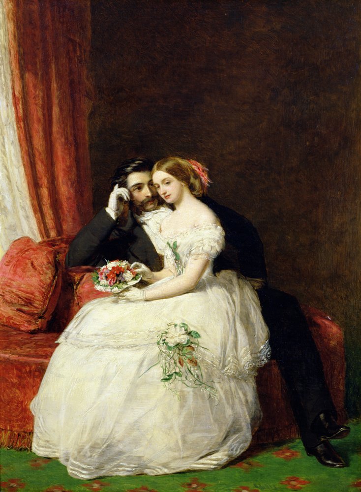 The Proposal, 1853 by William Powell Frith: Fine art print