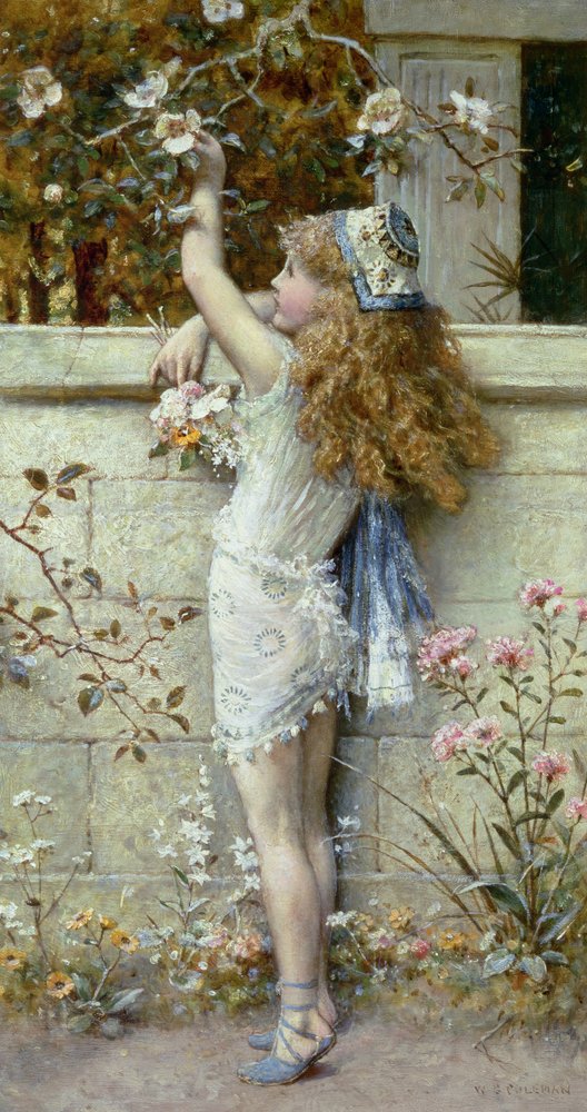 Gathering Flowers by William Stephen Coleman