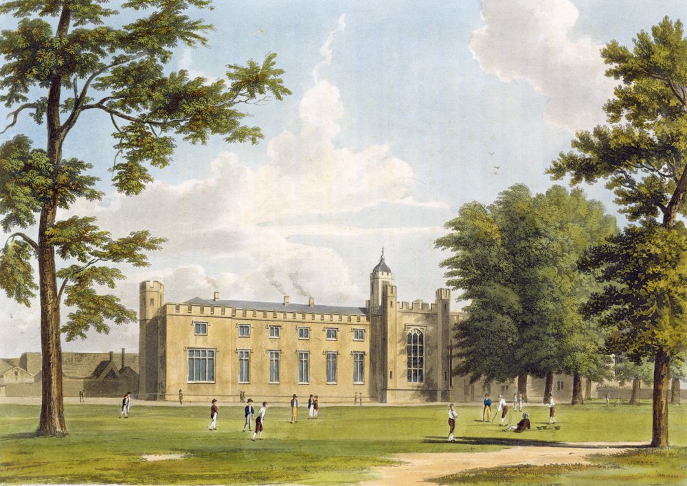 View of the Southern Schools and Dormitories of Rugby School from the ...