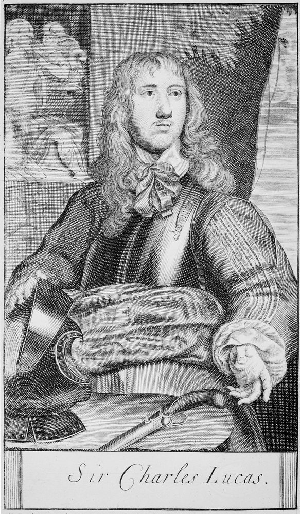 Sir Charles Lucas by William (after) Dobson
