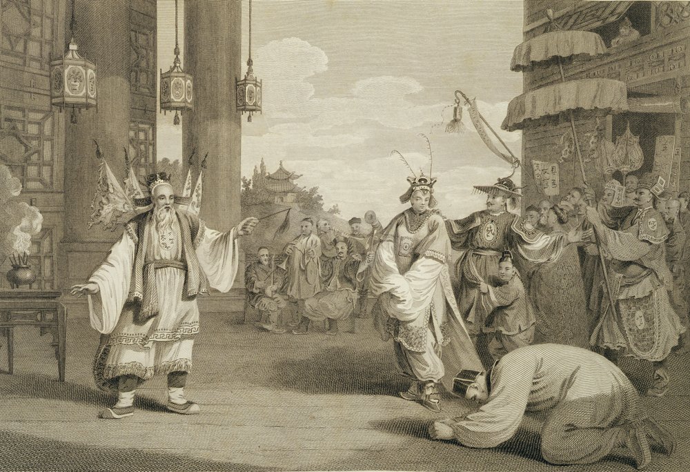A Scene in an Historical Play Exhibited on the Chinese Stage