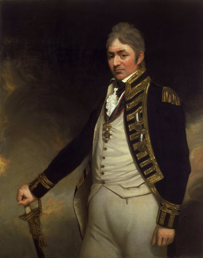 Portrait of Rear Admiral Sir Thomas Troubridge, wearing the Saint ...
