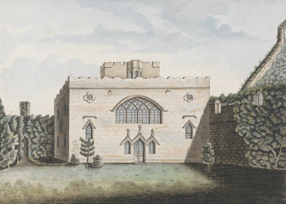 Hulne Priory in Northumberland by William Beilby