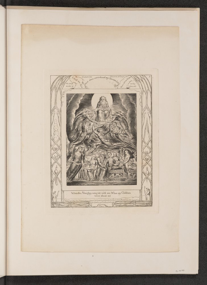 Satan Before the Throne of God by William Blake