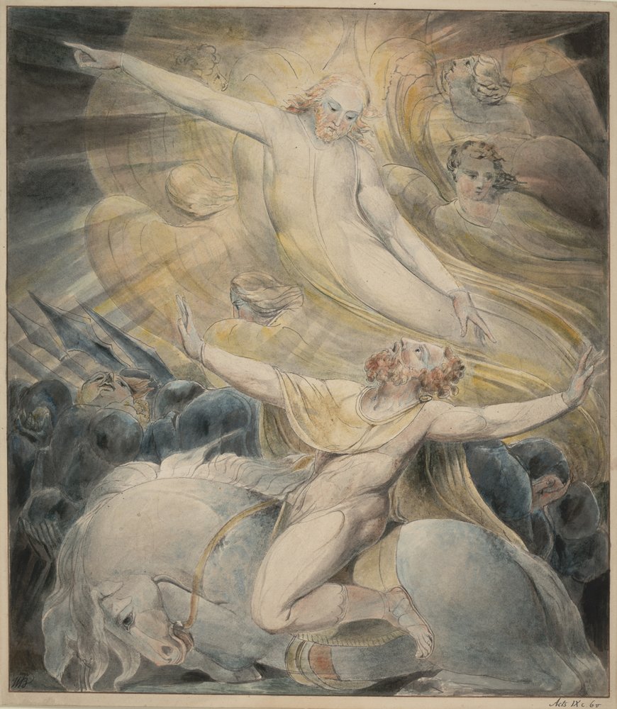 The Conversion of Saul by William Blake: Fine art print