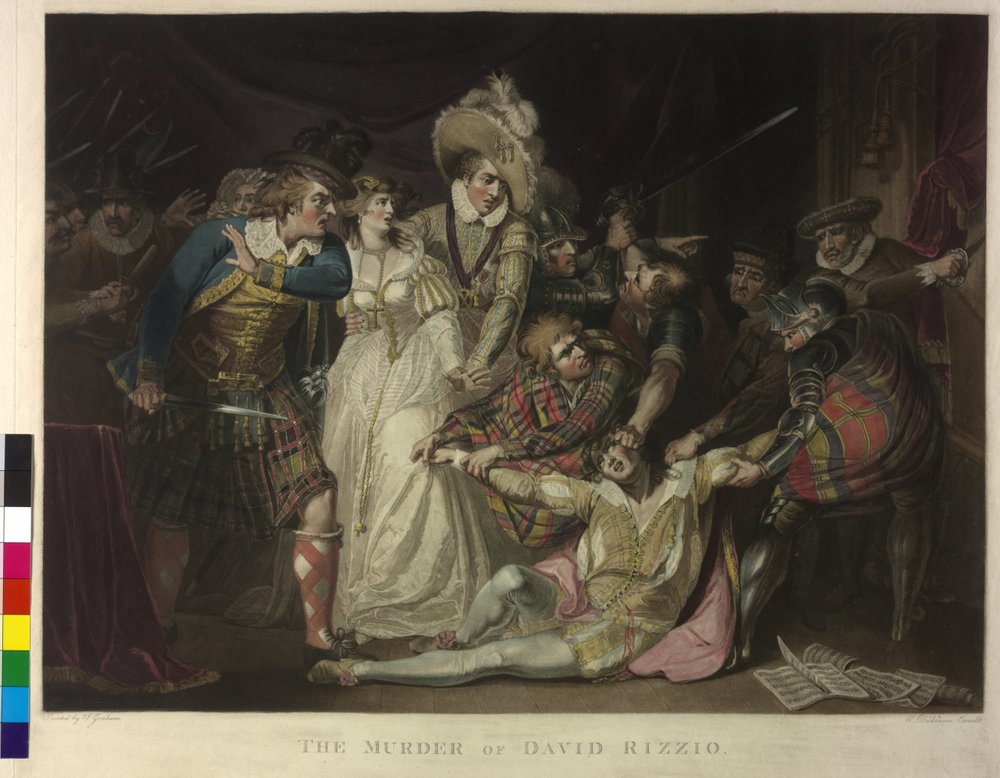 The Assassination of David Rizzio by William Dickinson