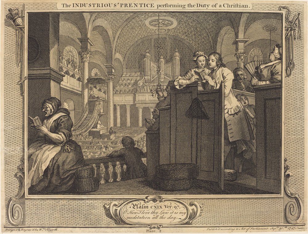 The Industrious 'Prentice Performing the Duty of a Christian