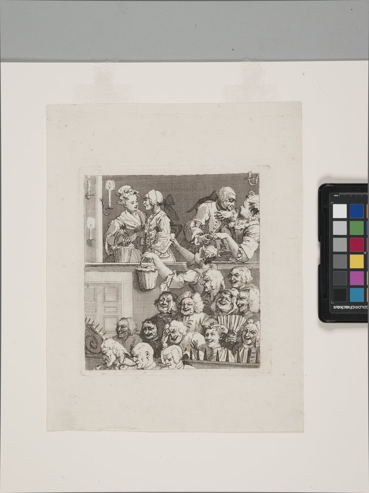 The Laughing Audience by William Hogarth: Fine art print