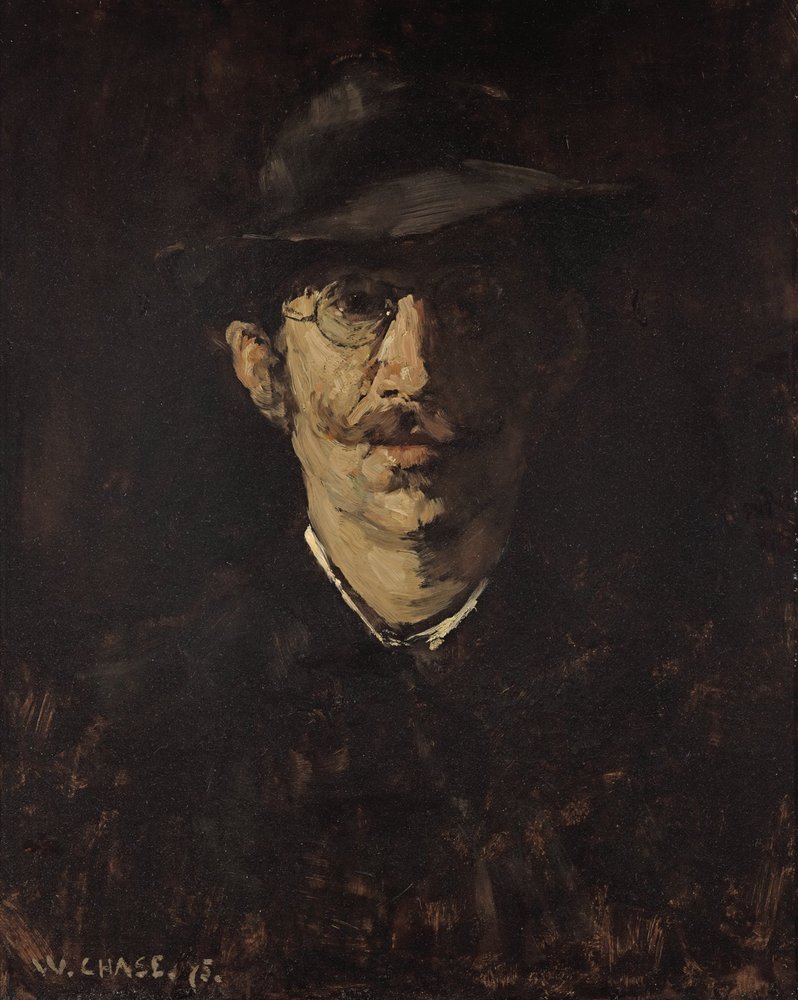 Portrait of Hugo von Habermann by William Merritt Chase