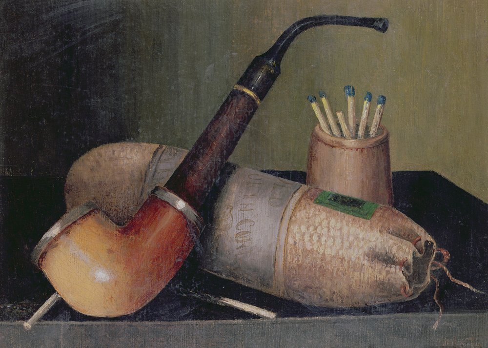 Still Life With Pipe by William Michael Harnett