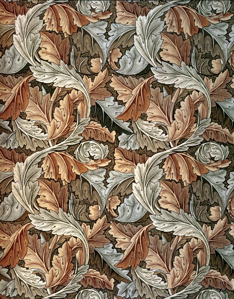 Acanthus Wallpaper, designed by William Morris