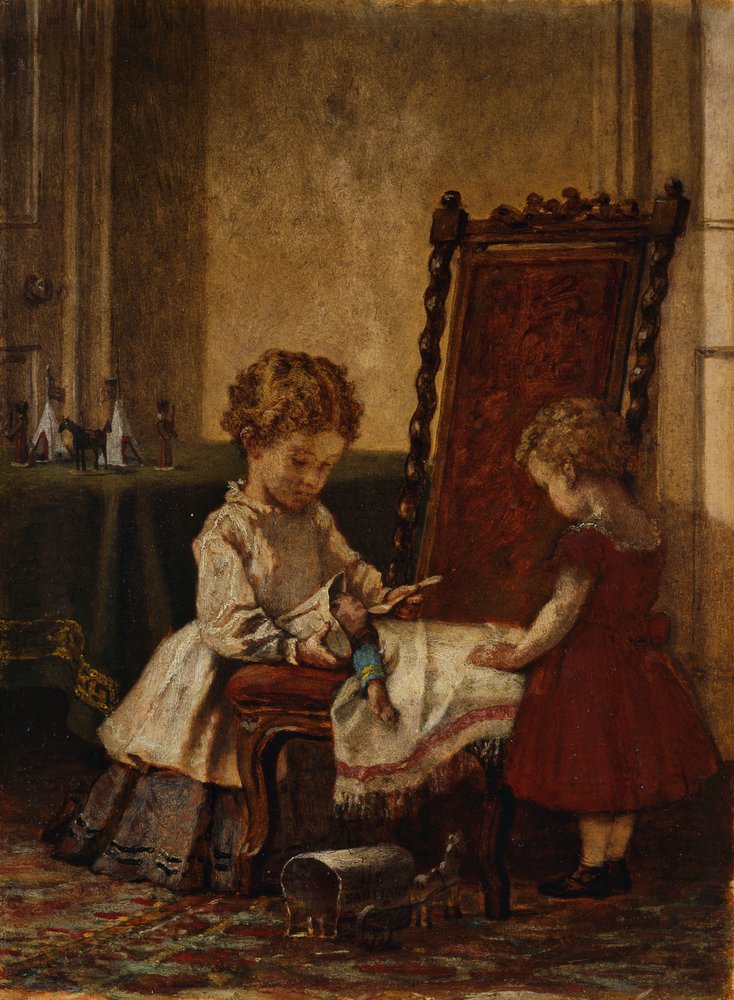 Playing Field Hospital by William Morris Hunt