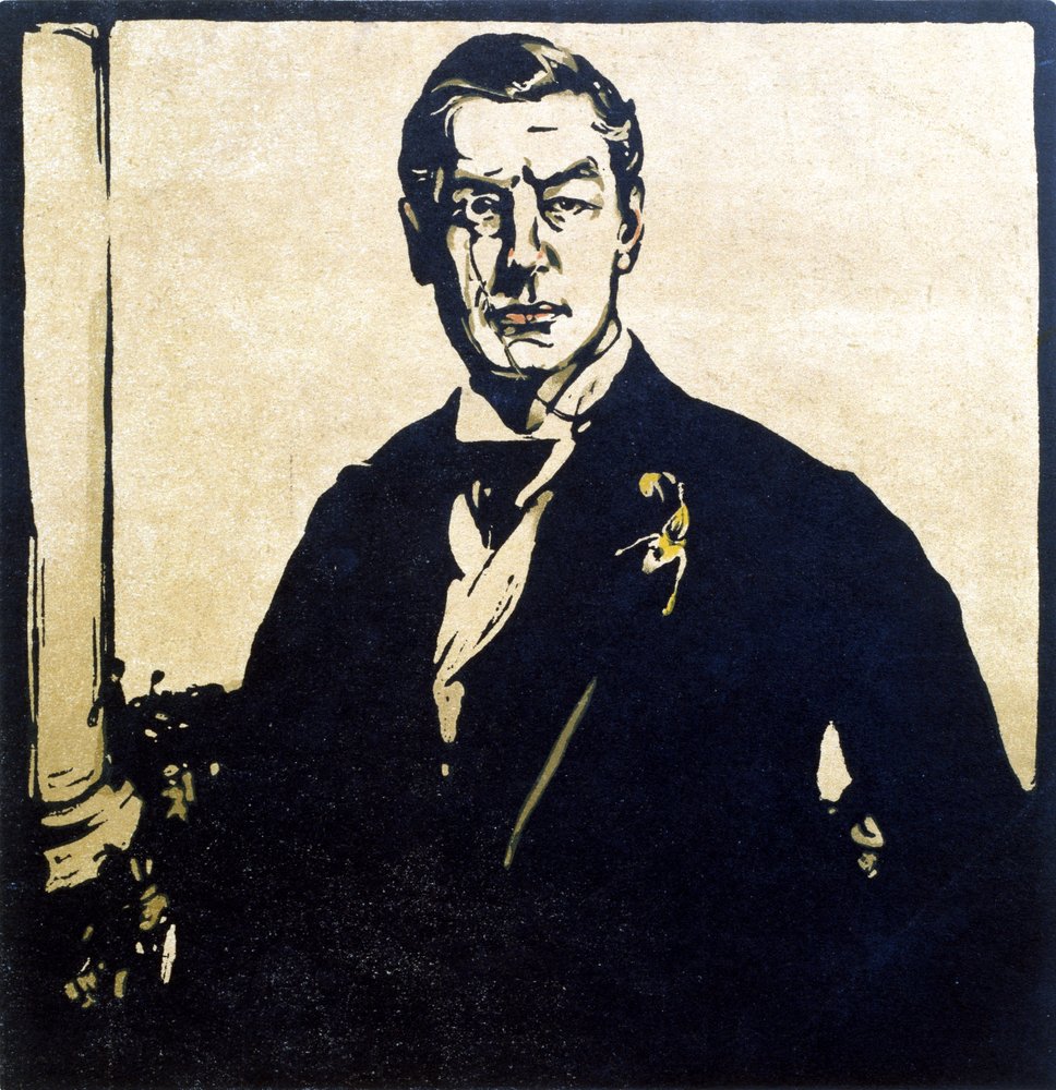 Rt. Hon. Joseph Chamberlain (1836-1914) illustration from 'Twelve ...