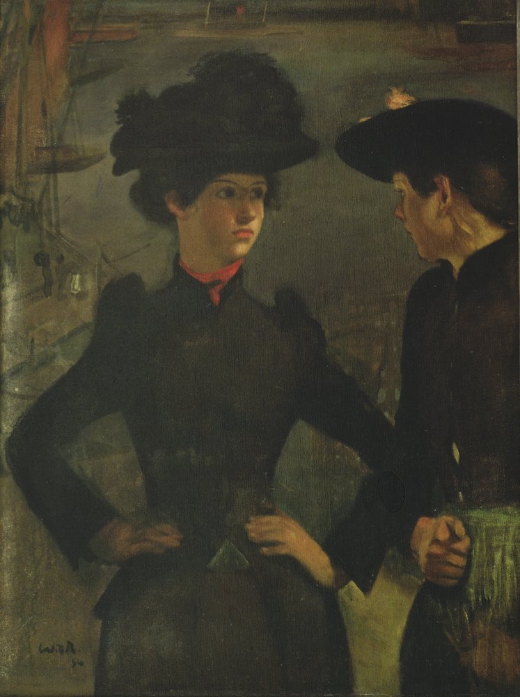 The Coster Girls by William Rothenstein: Fine art print