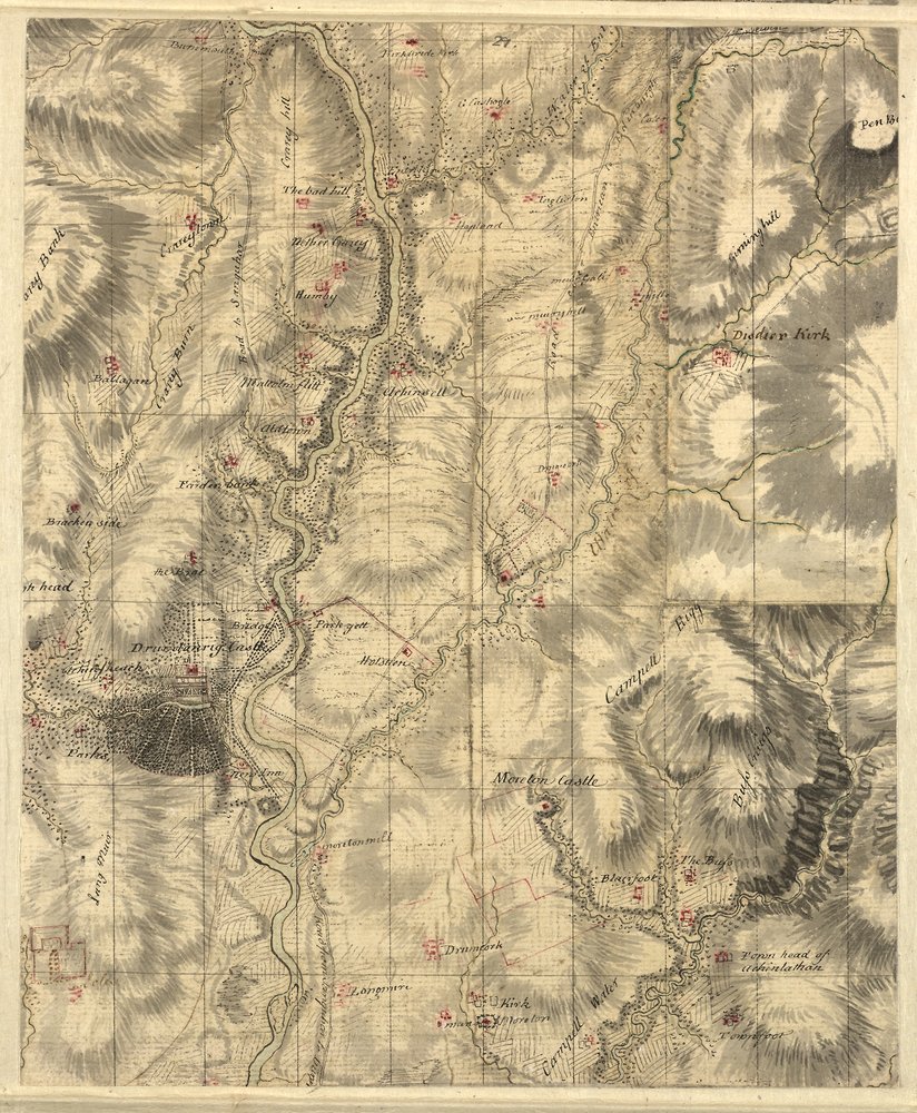 Roy's Map of Lowland Scotland, Section 5/3e by William Roy