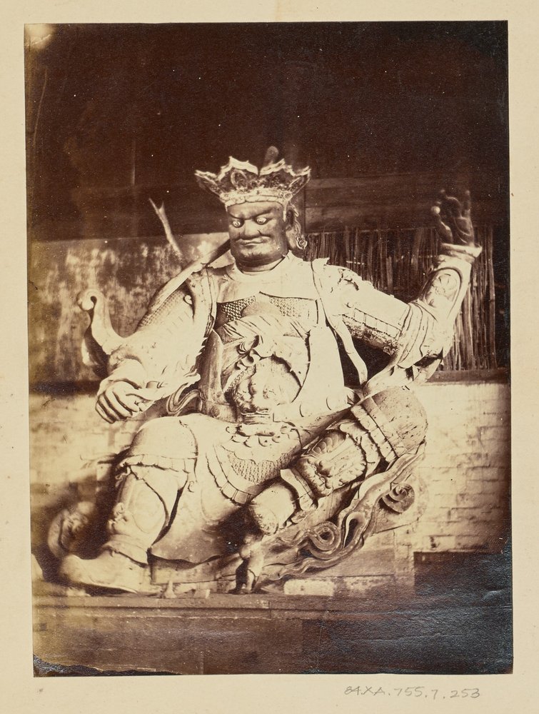 Chinese Sculpture of the God of Wind by William Saunders