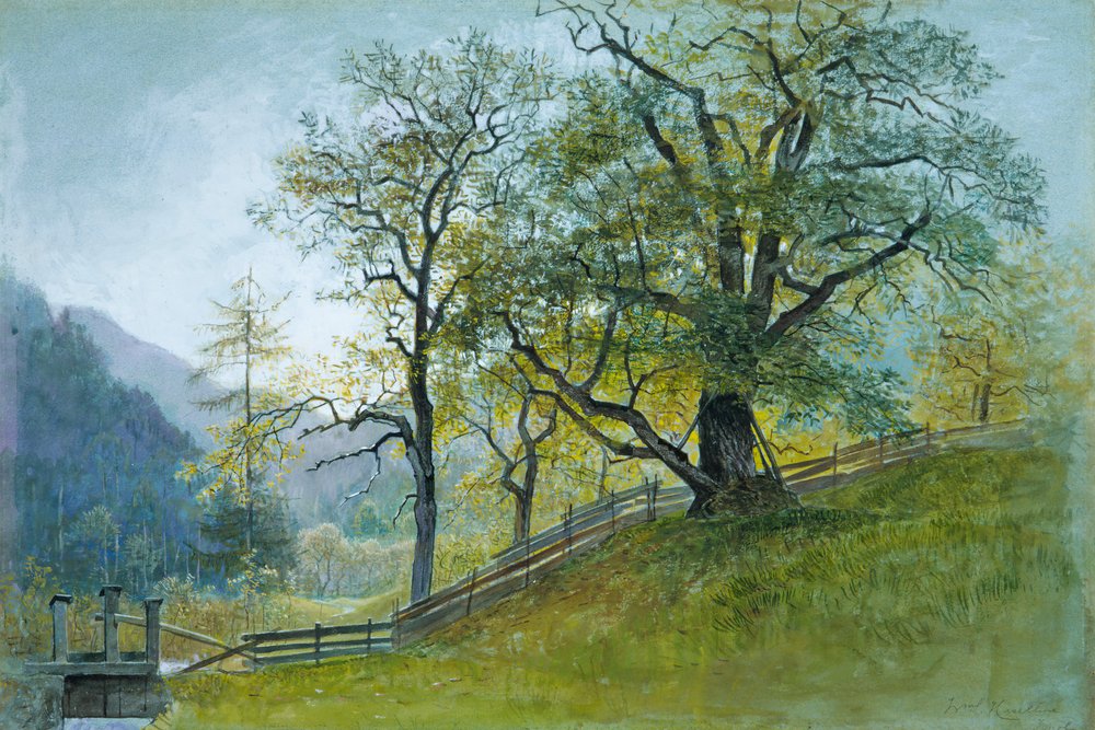 Vahrn in Tyrol Near Brixen by William Stanley Haseltine