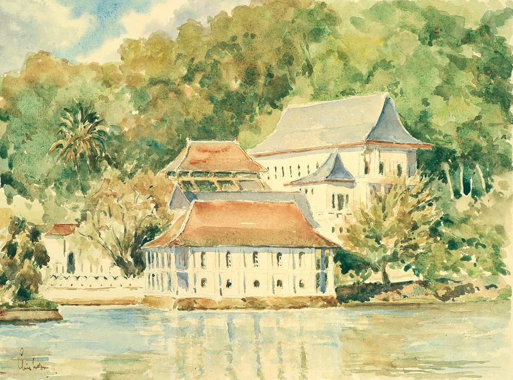 Temple of the Tooth, Kandy by Wilson Clive: Fine art print